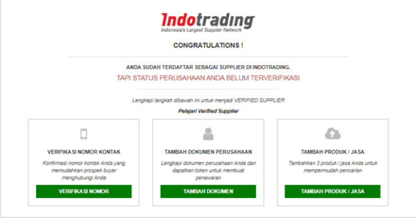 Cara Daftar menjadi Penjual di Indotrading - Support Indotrading