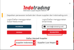 Cara Daftar menjadi Penjual di Indotrading - Support Indotrading